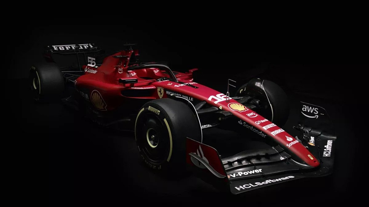 Falando em título em 2023, Ferrari inova ao lançar carro e ir para a pista