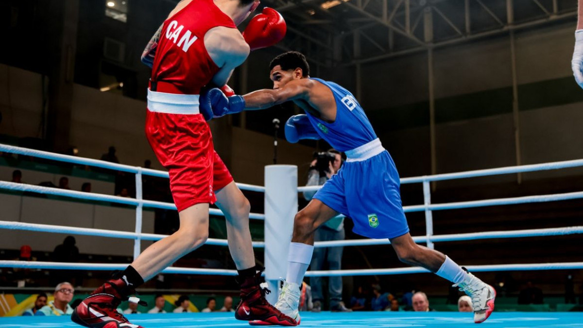 Neto de Servílio de Oliveira vence no boxe na estreia do Brasil no Pan 2023