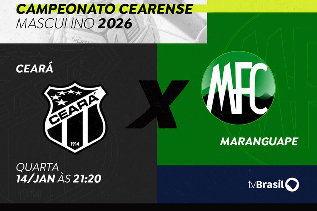 TV Brasil inicia transmissão do Campeonato Cearense nesta quarta