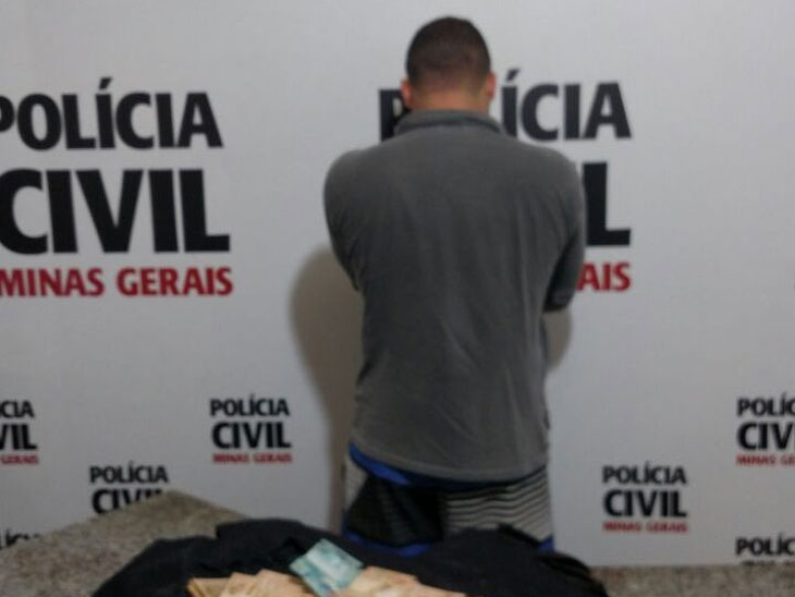 Pol?cia Civil apresenta suspeito de matar jovem em Juiz de Fora